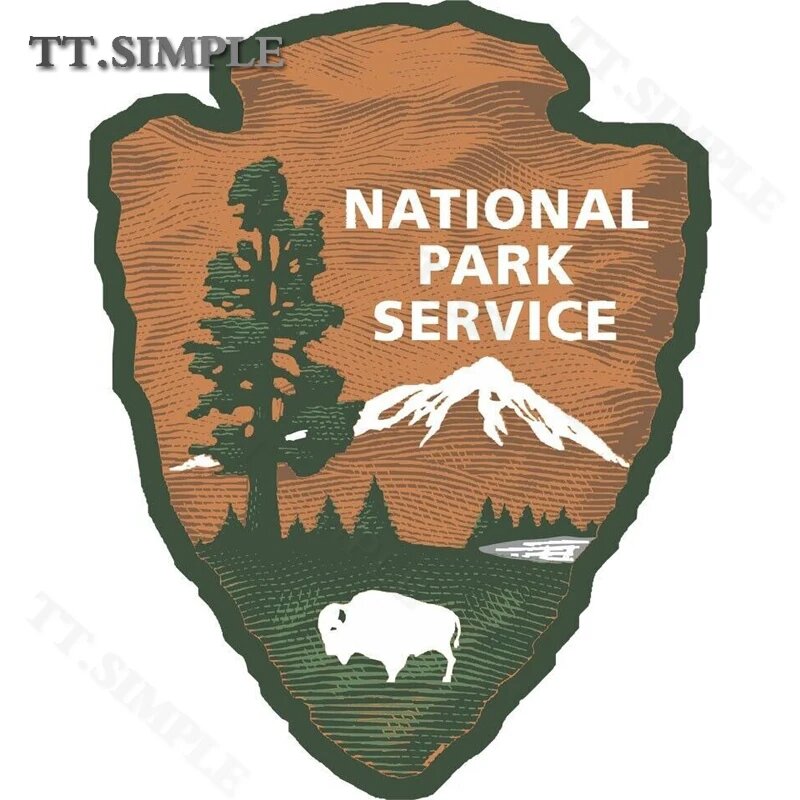 Наклейка National Park Service, 15см, цвет G