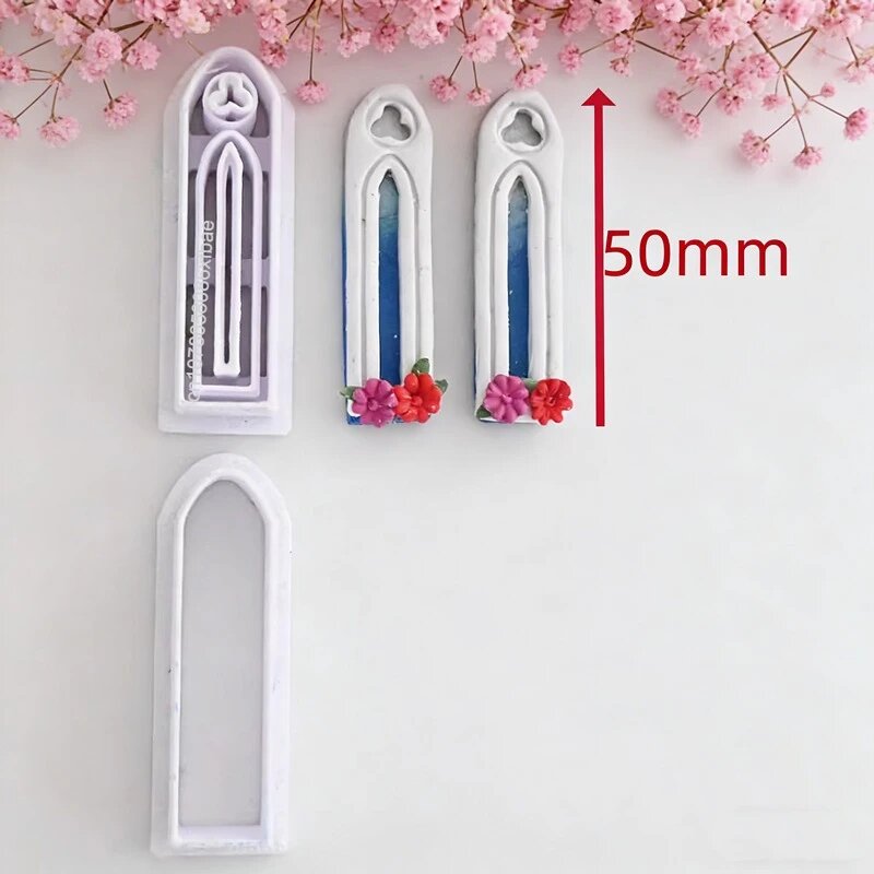 Формочки для глины "Gothic окна", 2 шт, цвет 0