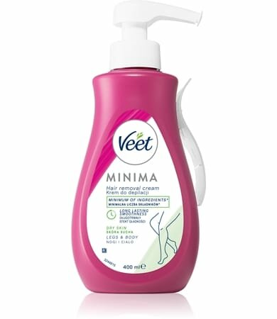 Крем для депиляции Veet Minima Dry Skin для женщин, 400 мл