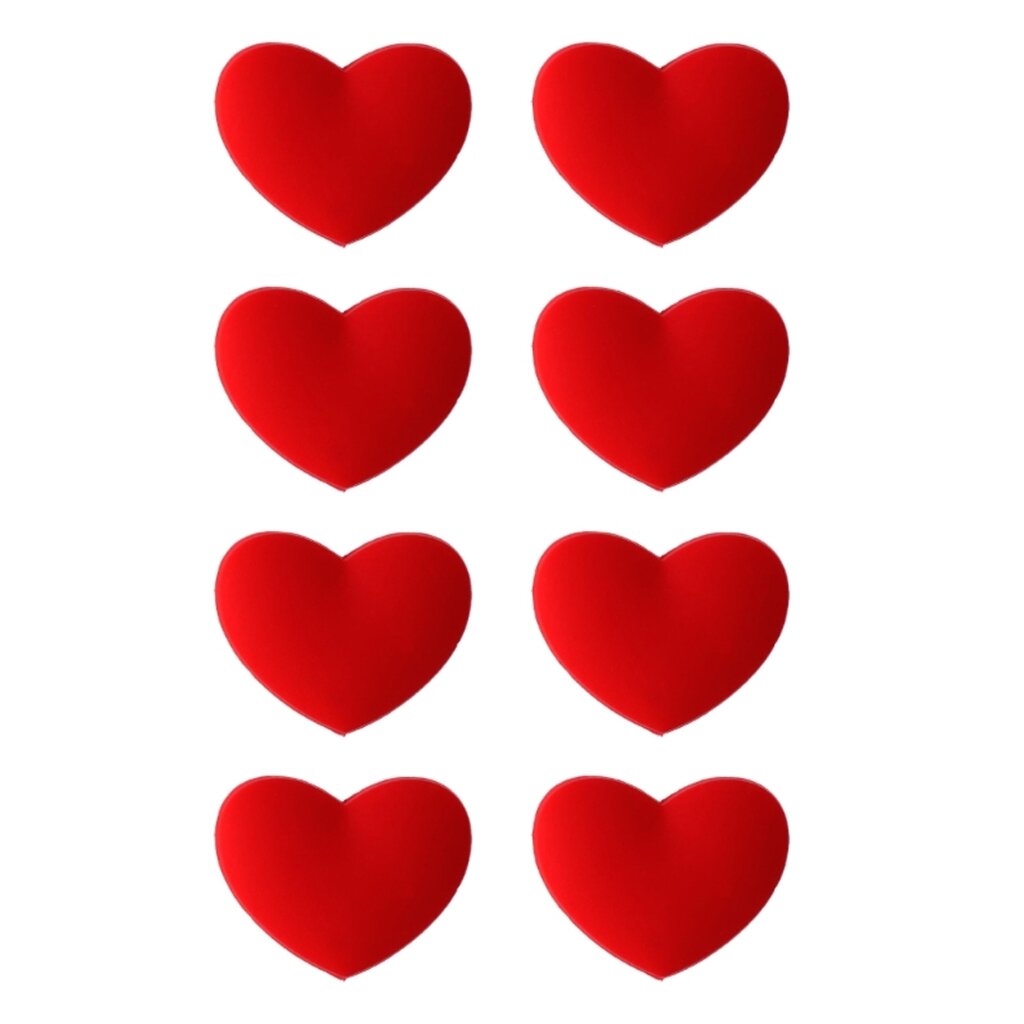 8шт Гасители вибрации теннисной ракетки Heart Shaped Silicones
