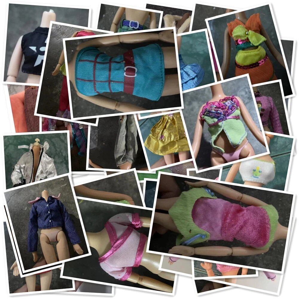 Джинсы для куклы Monster High, черный, светло-желтый — фото 1