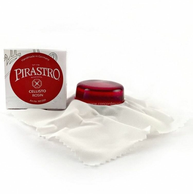 Pirastro 901200 Cellisto - Канифоль для виолончели мягкая, Вишнево-красная