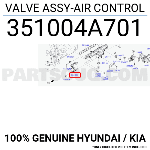 Valve assy-air control