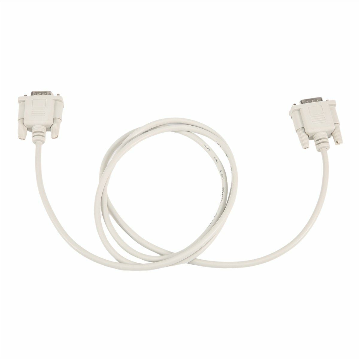 VGA DB15 Male To RS232 DB9 Pin Адаптерный кабель / Удлинительный видеографики (белый, 1,5 м)