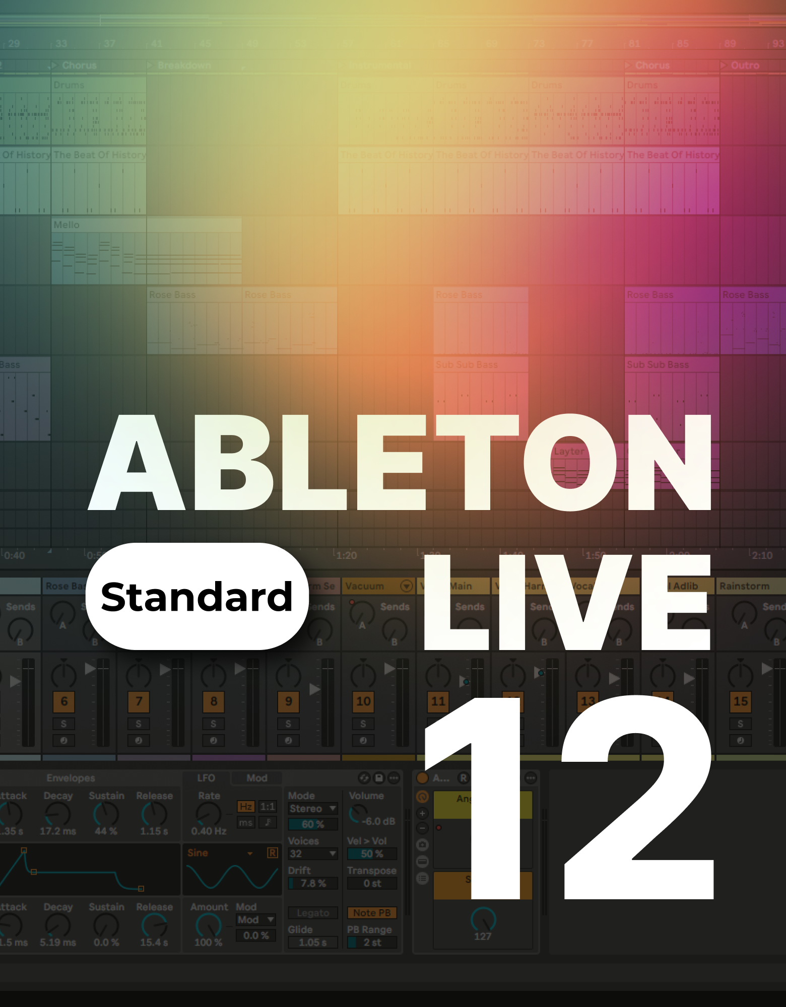 Ableton Live 12 Standard бессрочная лицензия, ключ активации для ПК, Windows / macOS