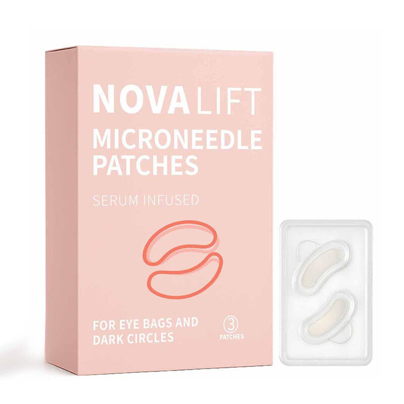 Микропатчи для кожи вокруг глаз Novalift Micro Eye Patches — гидрогелевые, увлажняющие и лифтинг-эффект, 30 шт