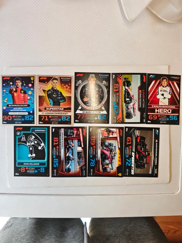 Набор коллекционных карточек Topps 2024 Turbo Attax