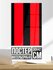 Постер на стену Color black red line
