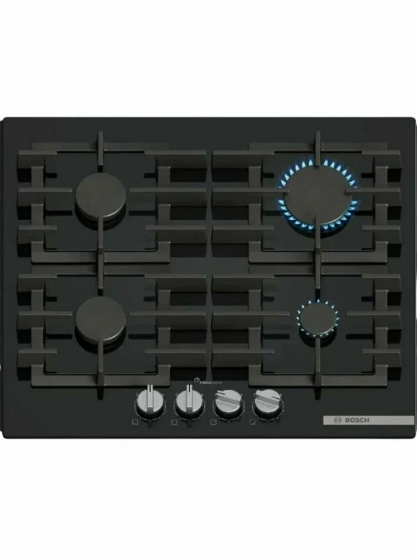Варочная панель газовая Bosch PPP6A6I40R, черный