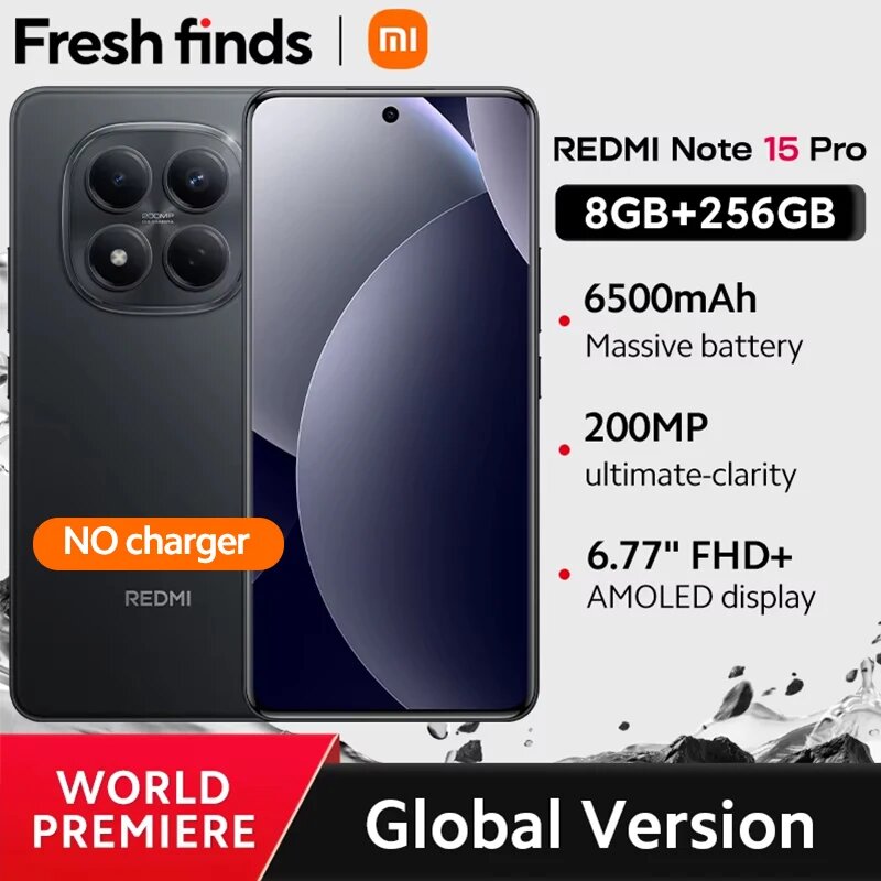 Смартфон Xiaomi Redmi Note 15 Pro, 8/256ГБ, global
