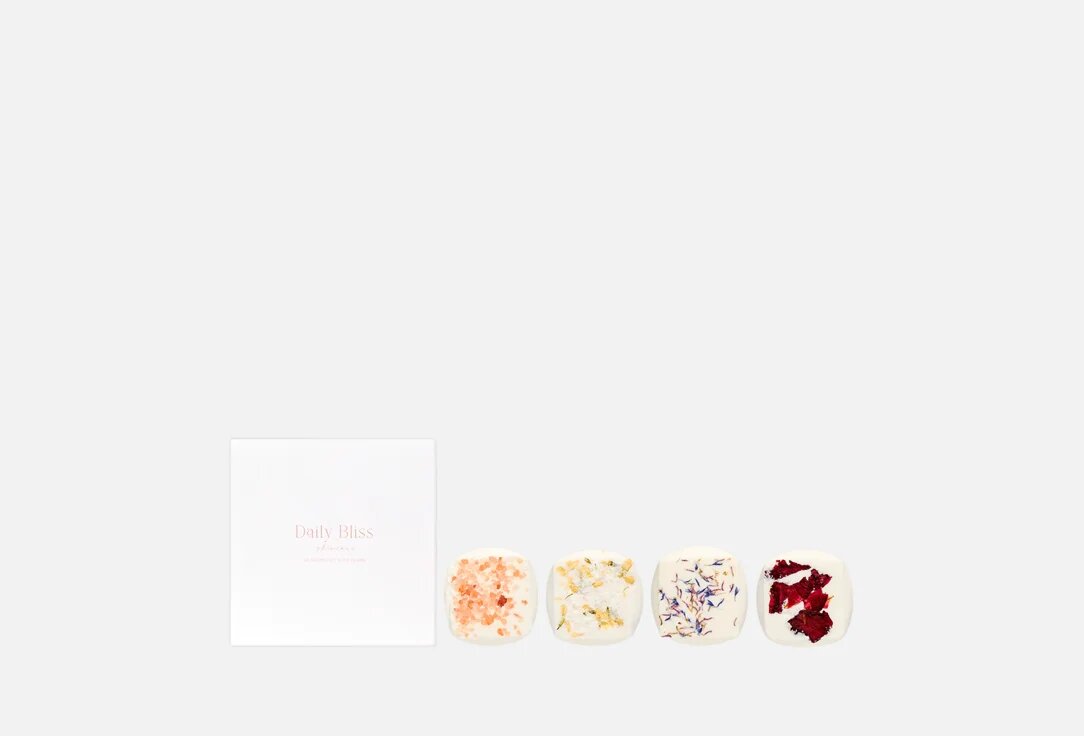 Daily Bliss skincare Silk с эфирными маслами Набор бомбочек для ванны 4 шт
