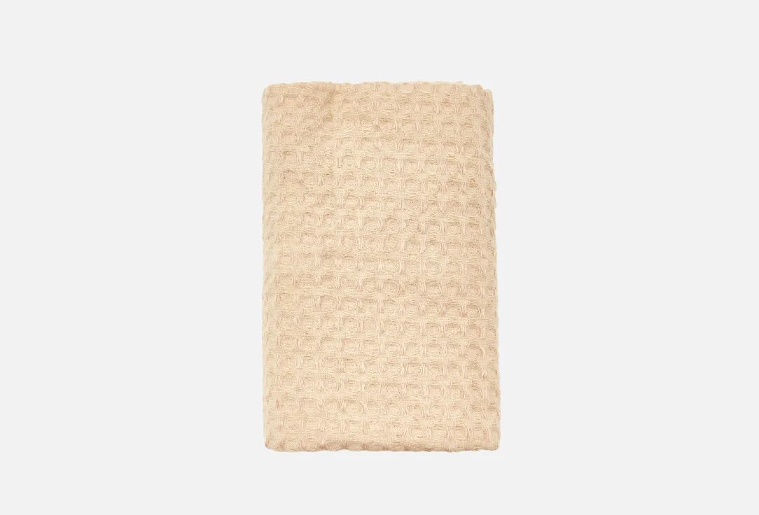 LINEN&HOME песочное, 50*70 Полотенце льняное 1 шт