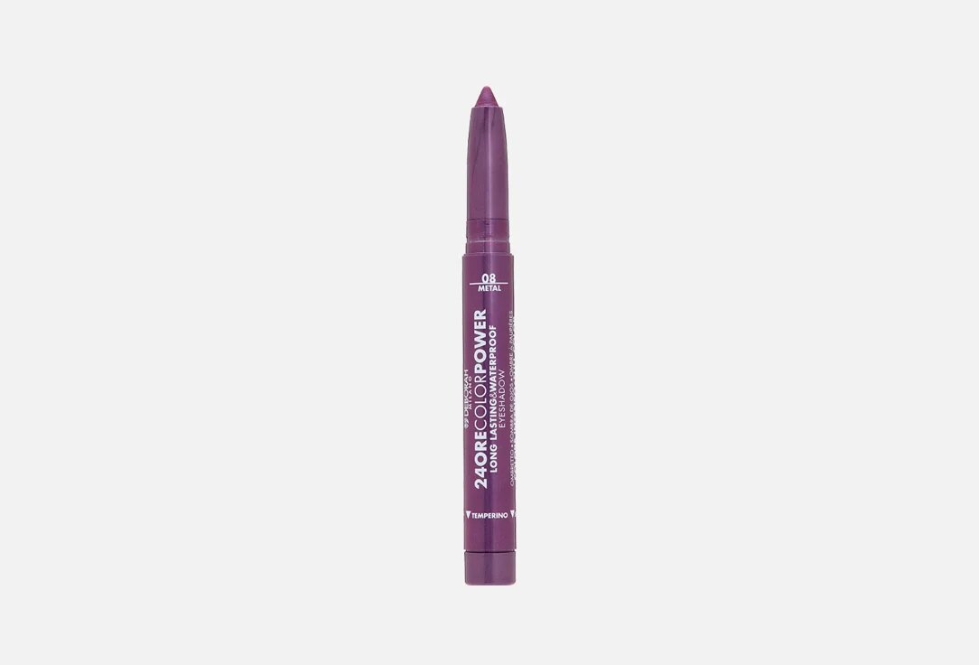 DEBORAH MILANO 24ORE COLOR POWER EYESHADOW Тени-карандаш для глаз 1.4 г 08 глубокий-фиолетовый