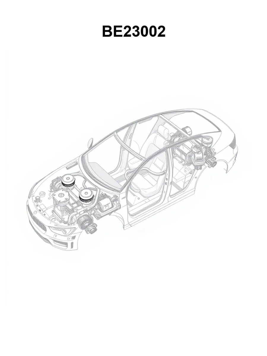 BE23002, Опора двигателя JIKIU
