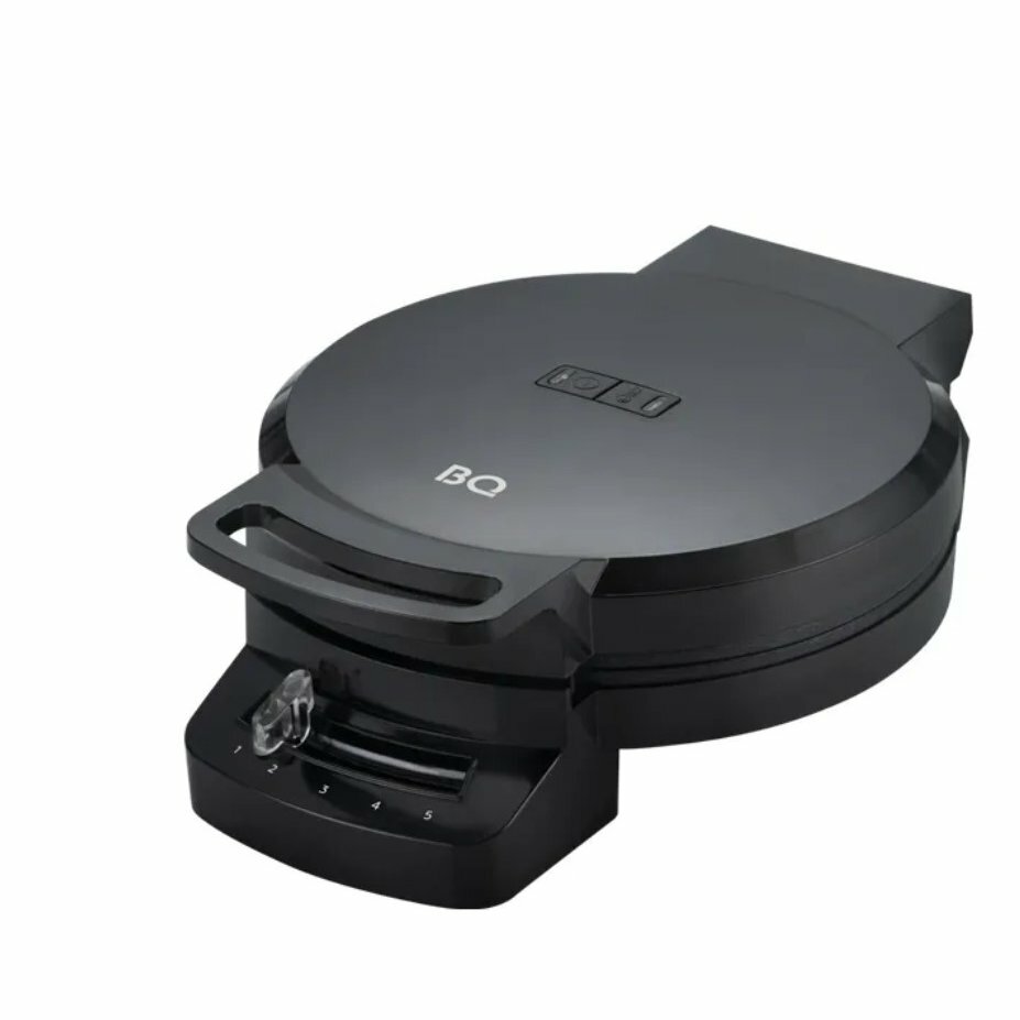 Вафельница электрическая BQ ST1001 "Black", антипригарное покрытие, 5 режимов нагрева