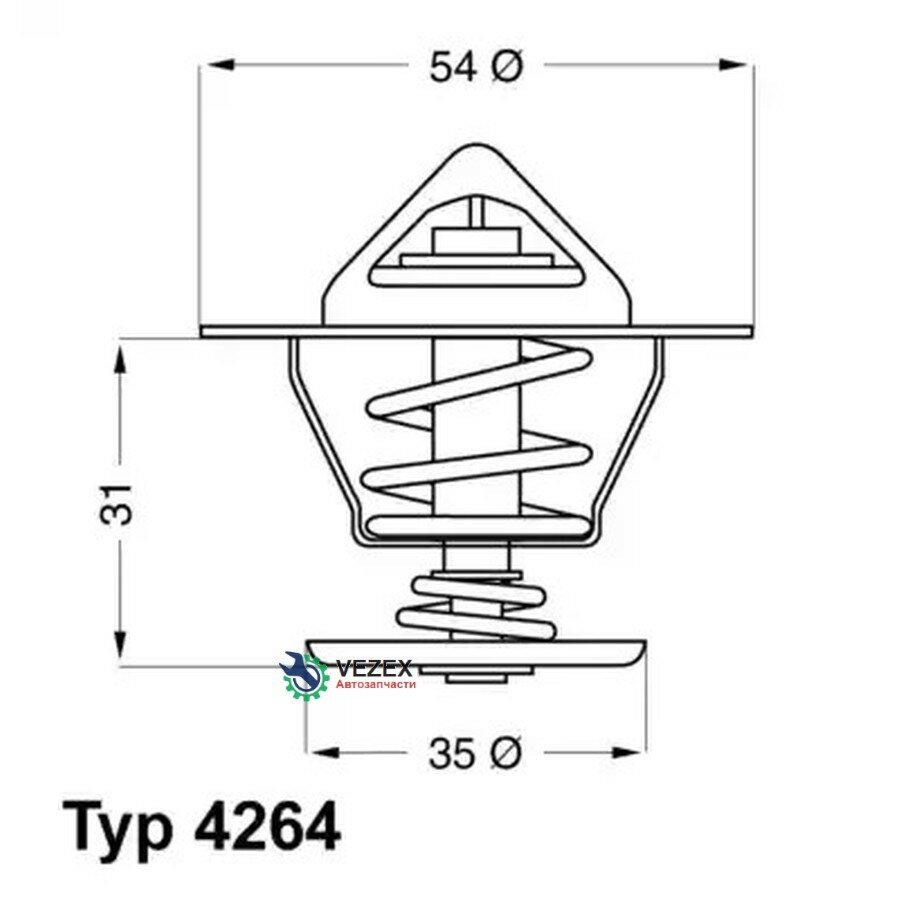 WAHLER 4264.84D Термостат