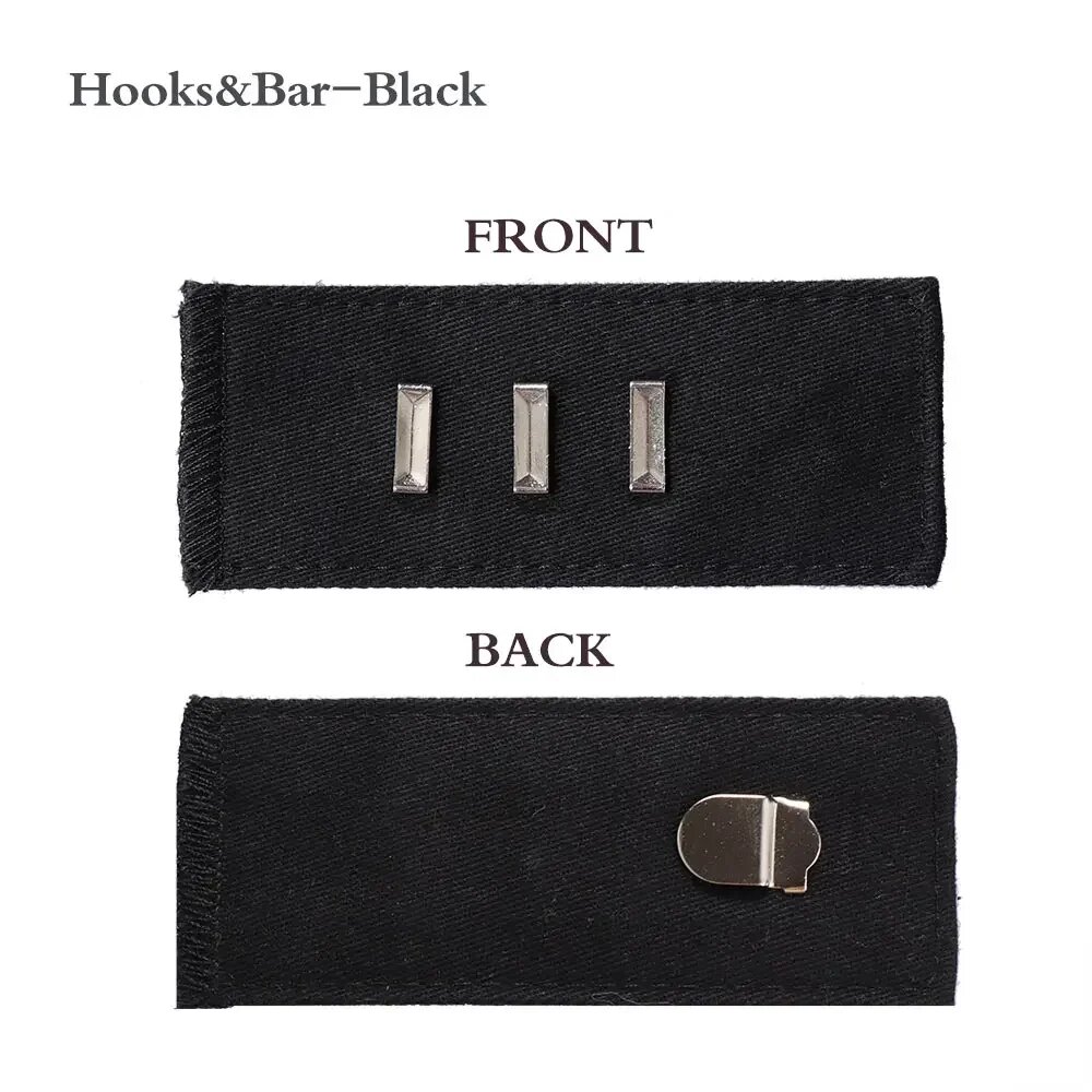 Удлинители пояса из хлопка A-Hooks-Black