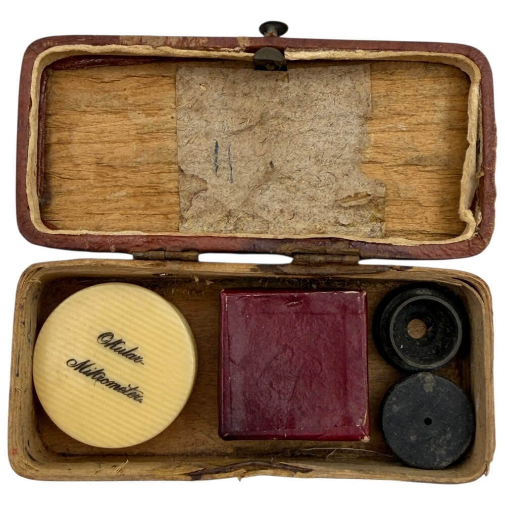 Набор стёкол для окуляра микрометра, 1900-1920 гг. Германия