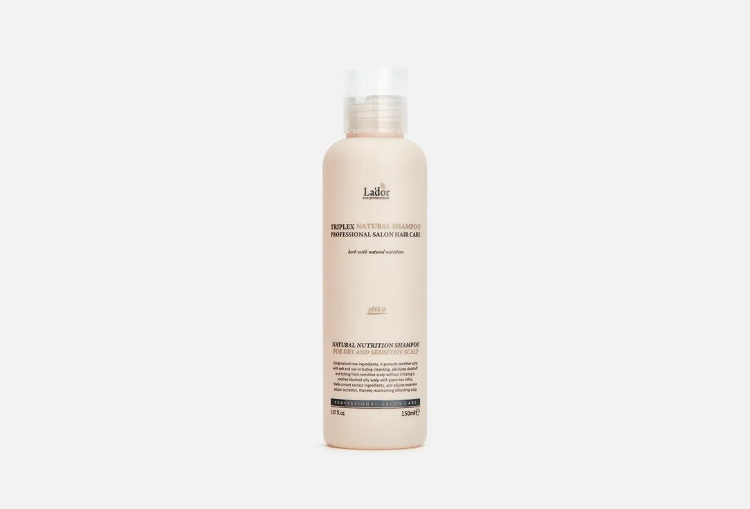 Lador Triplex Natural Shampoo Шампунь с натуральными ингредиентами 150мл