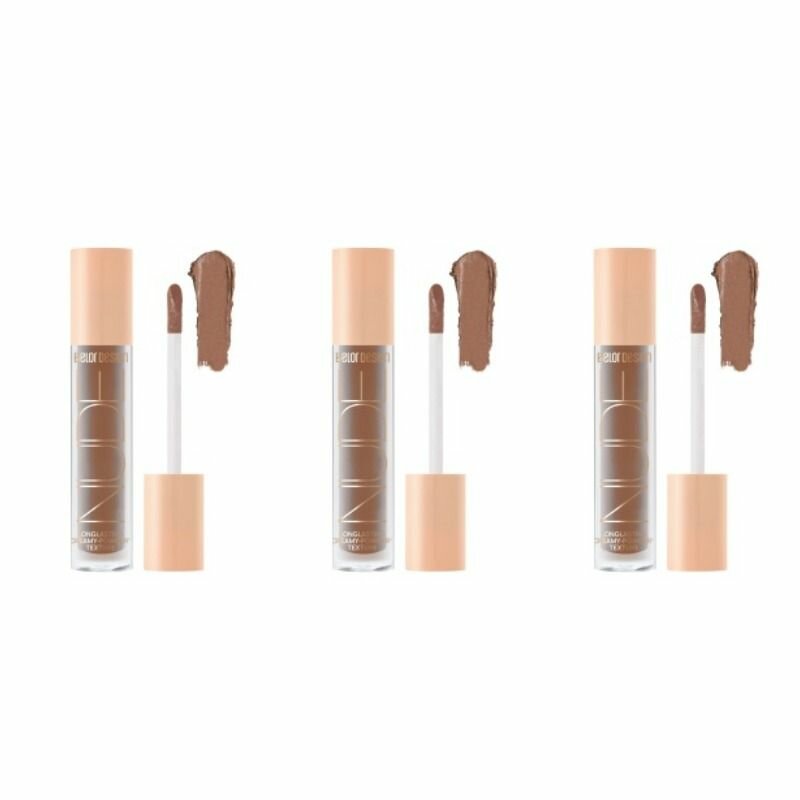 Belor Design Тени жидкие, Nude Harmony, тон 12, матовые, 3 уп.