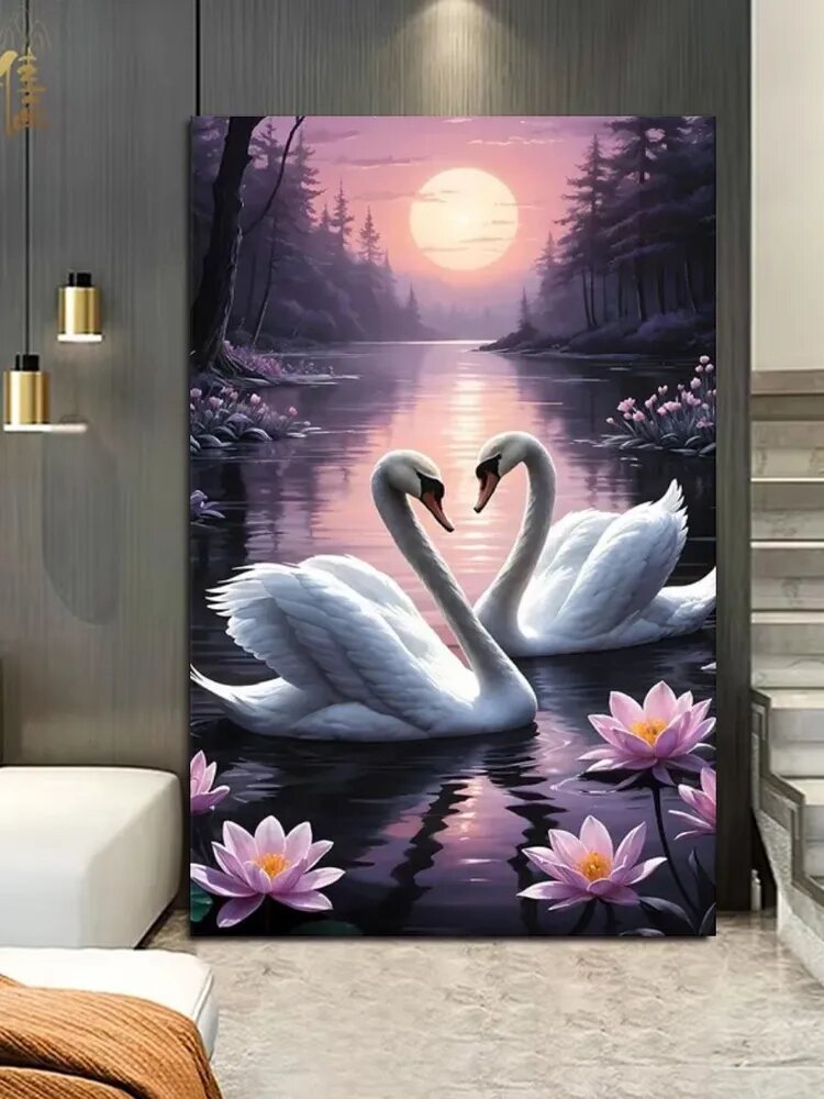 Картина "Печать струй", 80х50 см