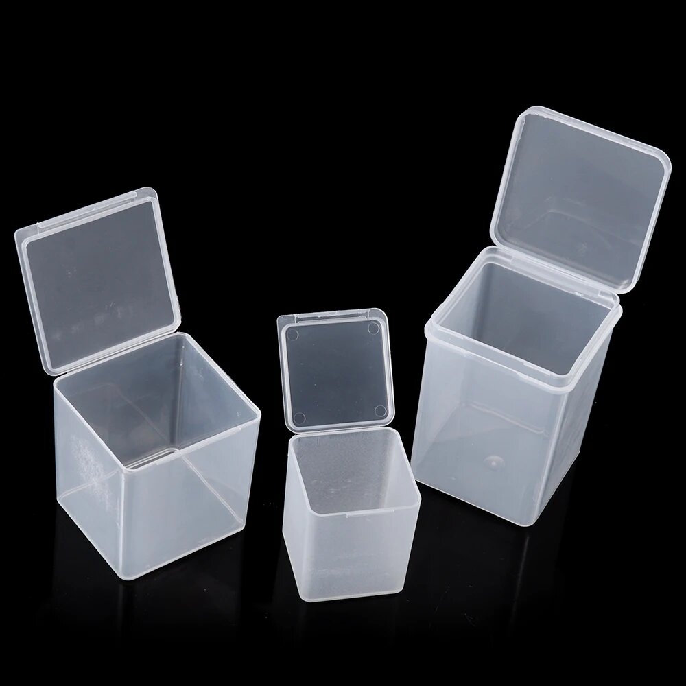 Пластиковый контейнер для ювелирных изделий 5.5x5.2x5.8cm