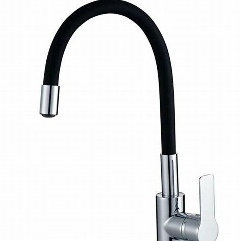 RUSH Siple SI7335-60Black. Смеситель для кухонной мойки с гибким изливом
