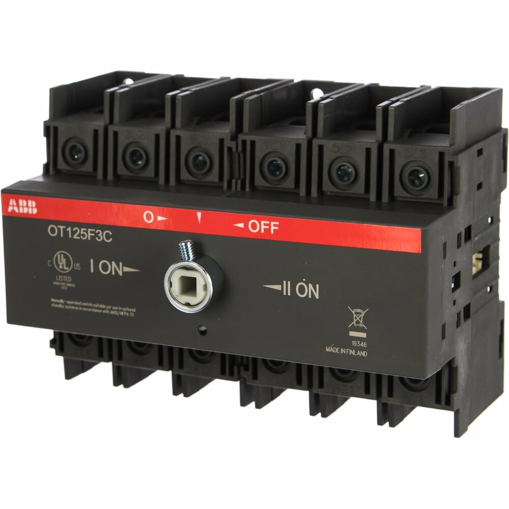 Реверсивный рубильник ABB OT125 F3C
