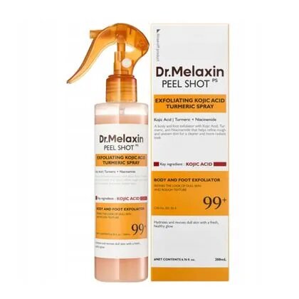 Dr.Melaxin Концентрированная пилинг сыворотка-спрей Dr.Melaxin Peel Shot Exfoliating Kojic Acid Turmeric Spray (200 мл)