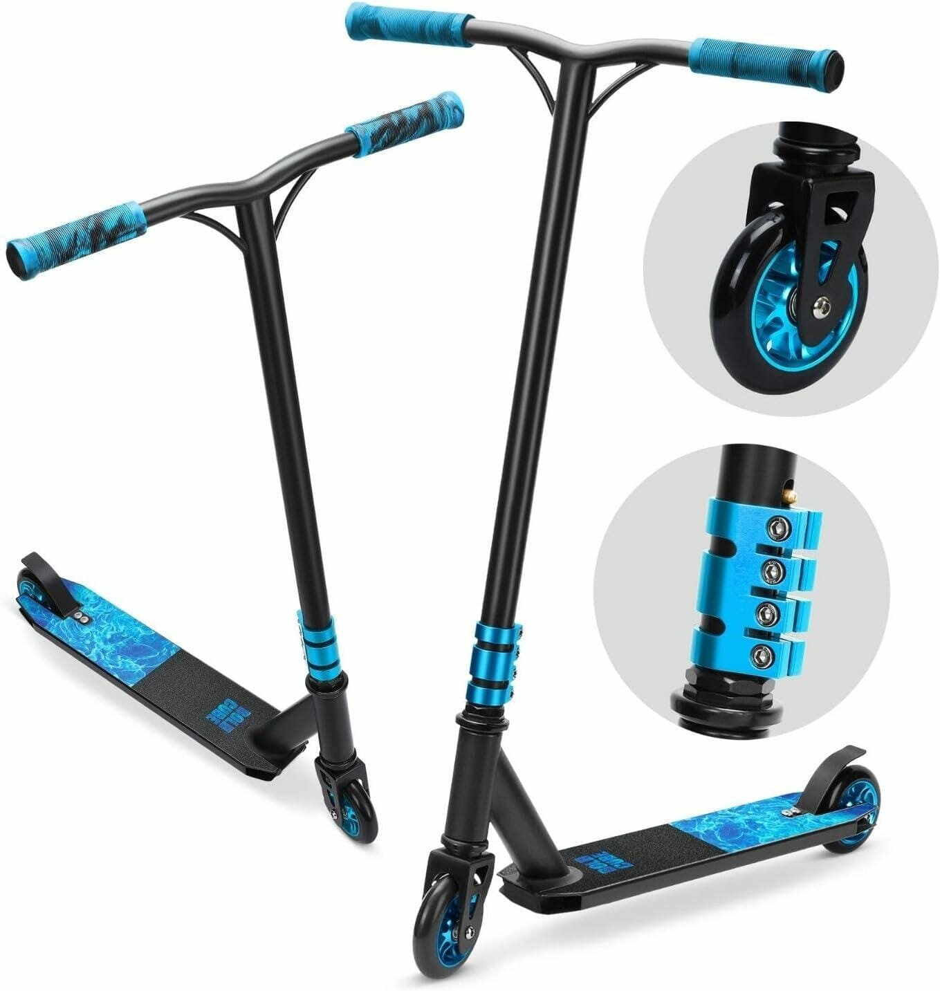DECATHLON самокат Decathlon Deluxe, синий