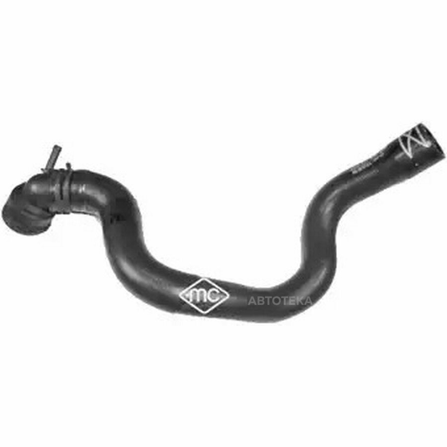 Патрубок радиатора vw golf/jetta/touran 2.0tdi 04- METALCAUCHO 09526