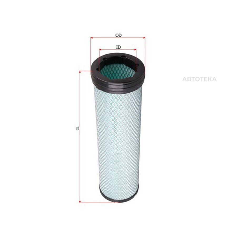 Фильтр воздушный SAKURA A7105 AMMANN ASC150D Cummins QSB4.5 160 л. с. LGCE E6210F DEUTZ BF6M2012C 167 л. с. VOLVO EC210B VOLVO D6E-EFE3 150 л. с. EC220DL VOLVO D6H 173 л. с. .