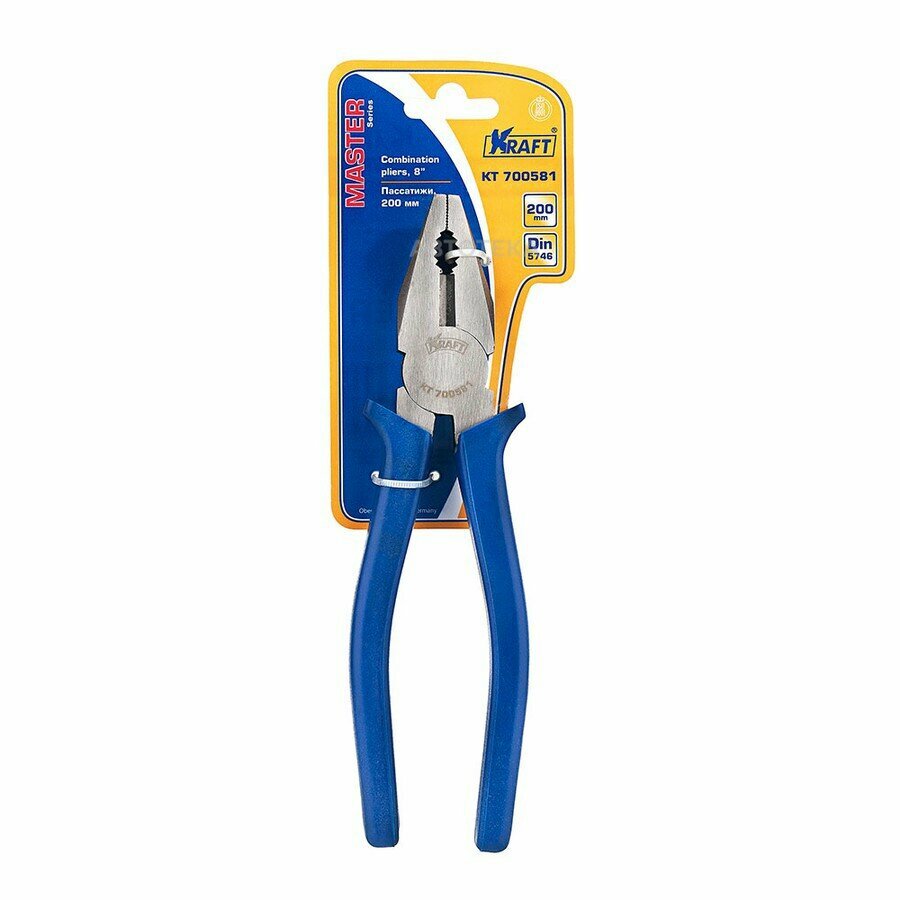 Пассатижи комбинированные 200 мм Master KRAFT KT700581
