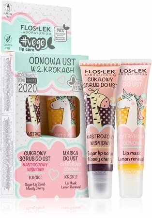 Набор уходовой косметики FlosLek Laboratorium vege lip care renewal