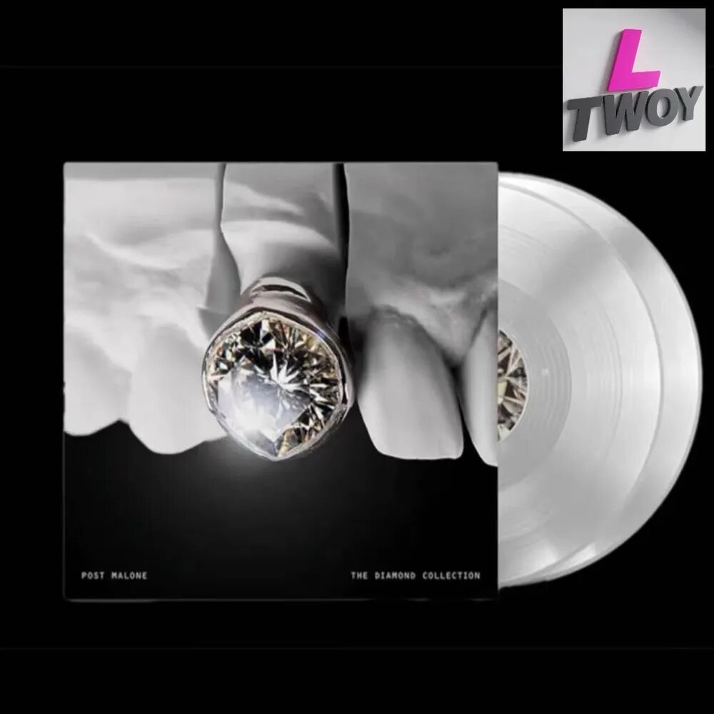 Виниловая пластинка Post Malone - The Diamond Collection, прозрачный винил, 2LP, NEW