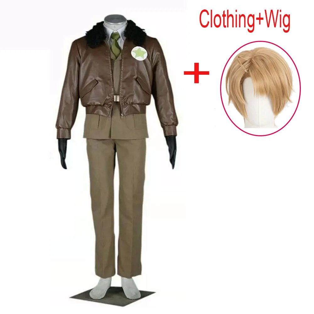 Костюм Альфред Ф. Джонс из Hetalia America L, Costume and Wigs, Women
