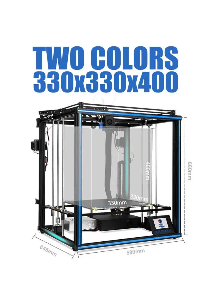 Большая распродажа 3D-принтеров серии Tronxy XY-2 PRO X5SA с улучшенной сверхтихстой материнской платой, автоматическим уровнемером, размером печати 255*255 мм
