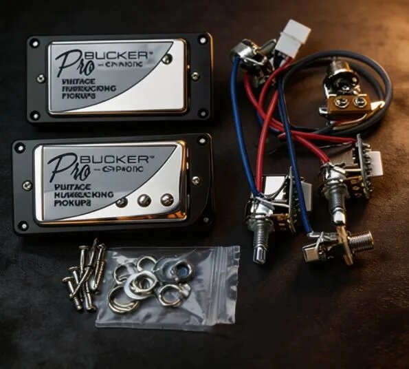 Винтажный хамбакер Epiphone Alnico Classic Bucker PRO, звукосниматель для гитары 2V1T с жгутом проводов