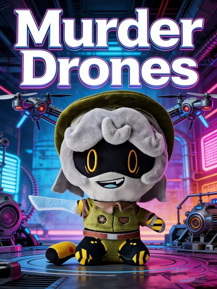 Мягкая игрушка Узи мультик Дроны убийцы /Murder Drones