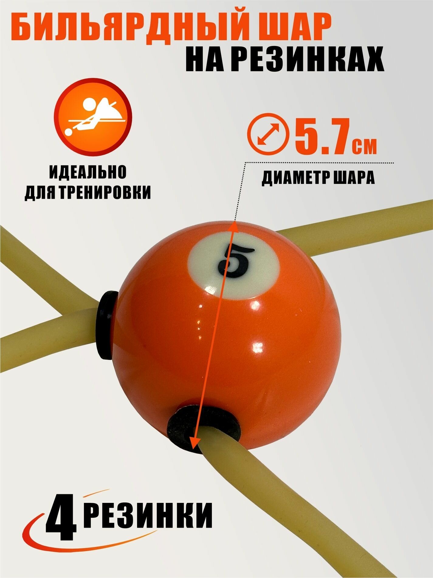 Тренажеры: держатели на колесе, шар, трубка, шар на резинках