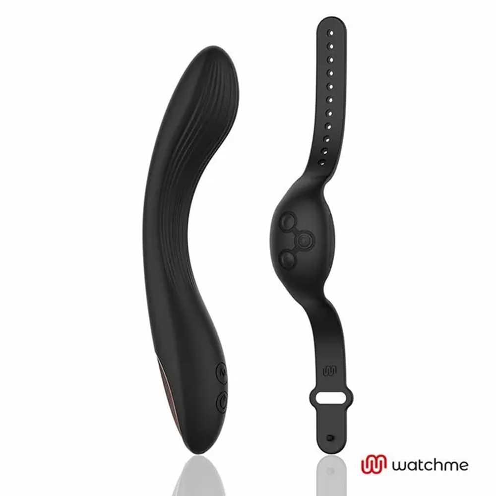 Вибратор для точки G с пультом управления ANNE? S DESIRE CURVE G-SPOT WIRLESS TECHNOLOGY WATCHME BLAC