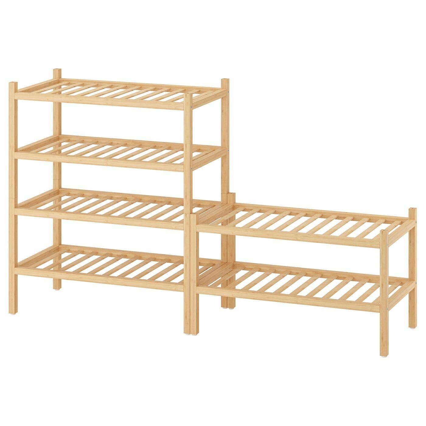 Обувница IKEA VASSK R 296.149.04, светло-коричневый, набор 3 шт