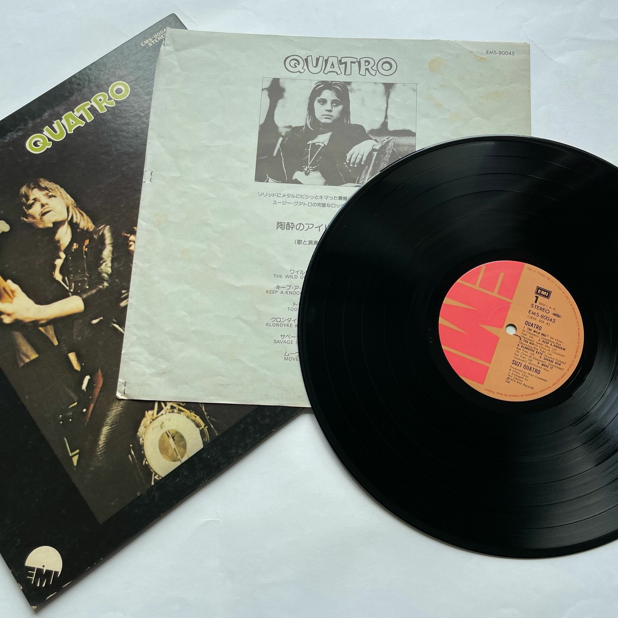 Винтажная виниловая пластинка LP Suzi Quatro Savage Silk (Япония 1974) (Без Оби)