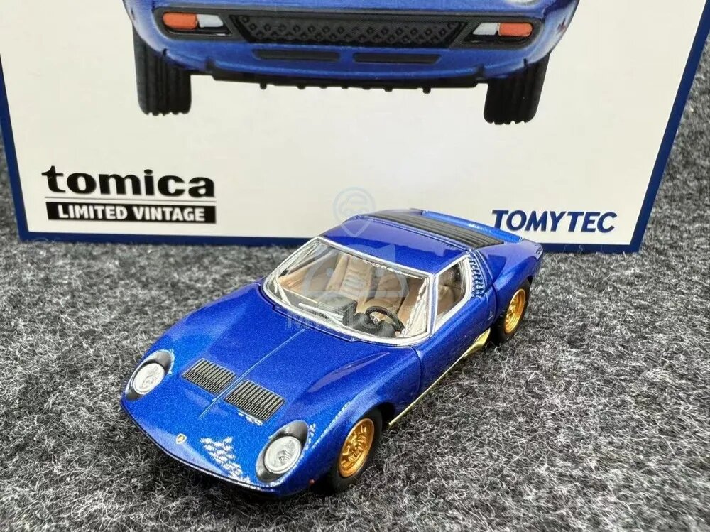 Цзинъянь-Машинка TOMYTEC TLV 1/64 Tomytec TLV LV-N Lamborghini Miura SV Blue Die-cast Alloy Car Model Collection Gifts
