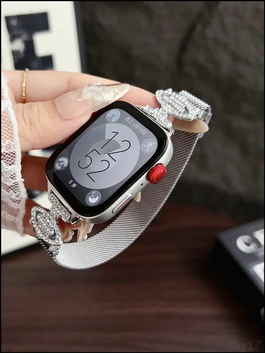 Металлический ремешок для Huawei Watch Fit 3/ Fit 4/ Fit 4 Pro, в стиле Vivienne Westwood, Элегантность и стиль