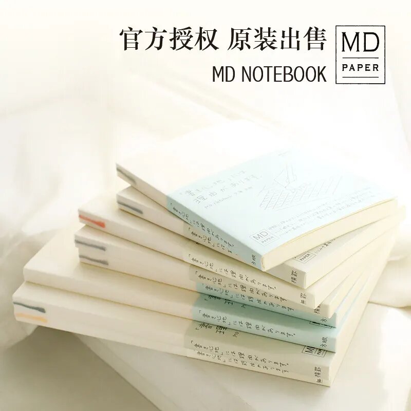 MIDORI MD блокнот Бежевый, A6 grid notebook — фото 1