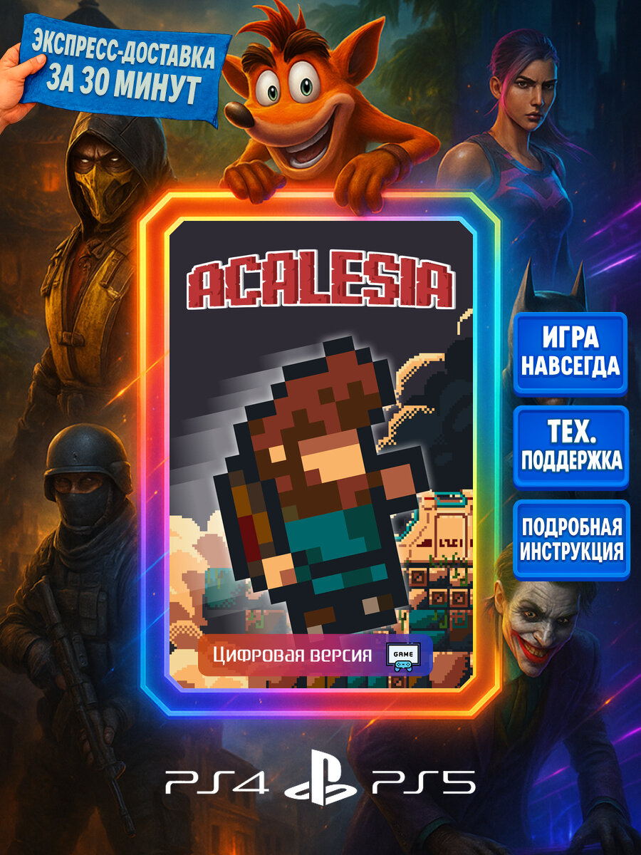 Acalesia PS4/PS5 | Моментальная доставка | Английский язык | Боевики