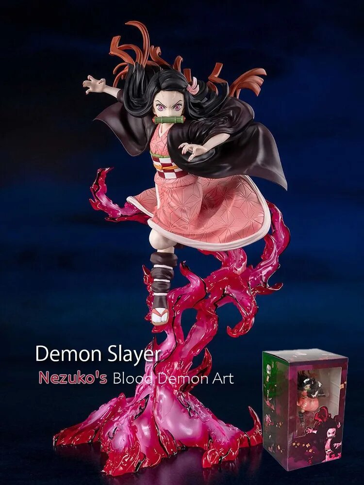 Аниме Фигурка Клинок рассекающий демонов Незуко Камадо / Demon Slayer Nezuko Kamado 21CM (коробка)