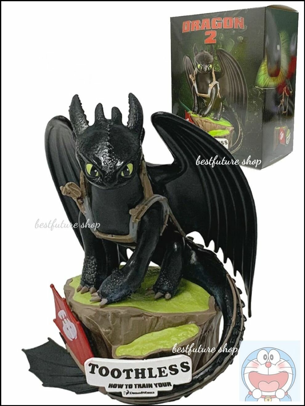 Аниме Фигурка Как приручить дракона Беззубик / How To Train Your Dragon Toothless 14cm