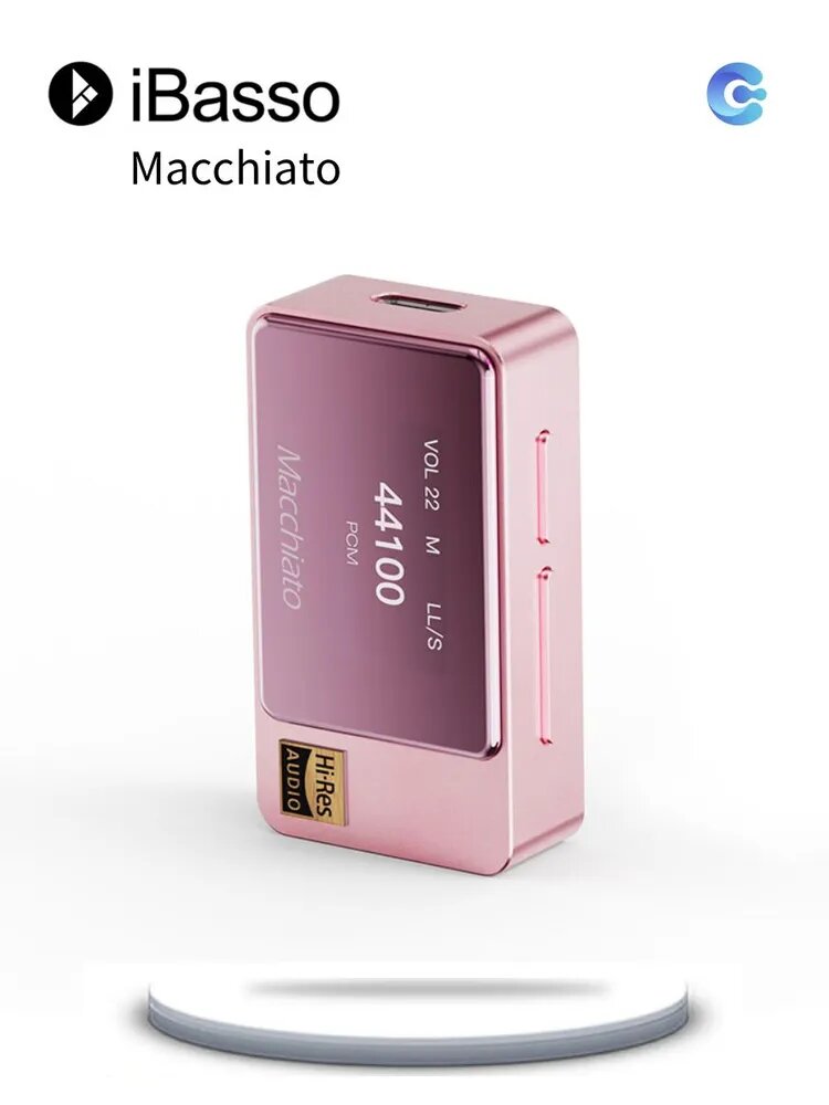 IBasso Macchiato Портативный USB ЦАП-усилитель для наушников Dongle Cap Hi-Res Audio